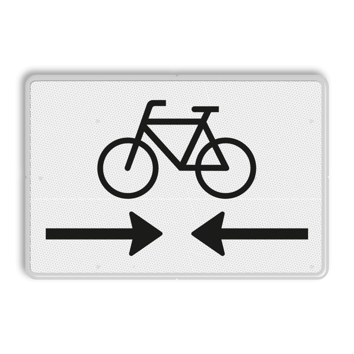 Betekenis Verkeersteken OB503OB02 - Onderbord - Kruising fietspad