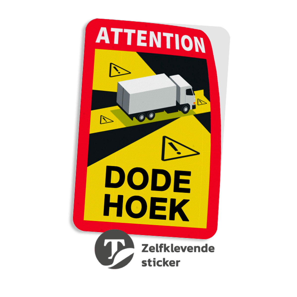 Dode hoek stickers vrachtwagens kopen? Bestel nu online