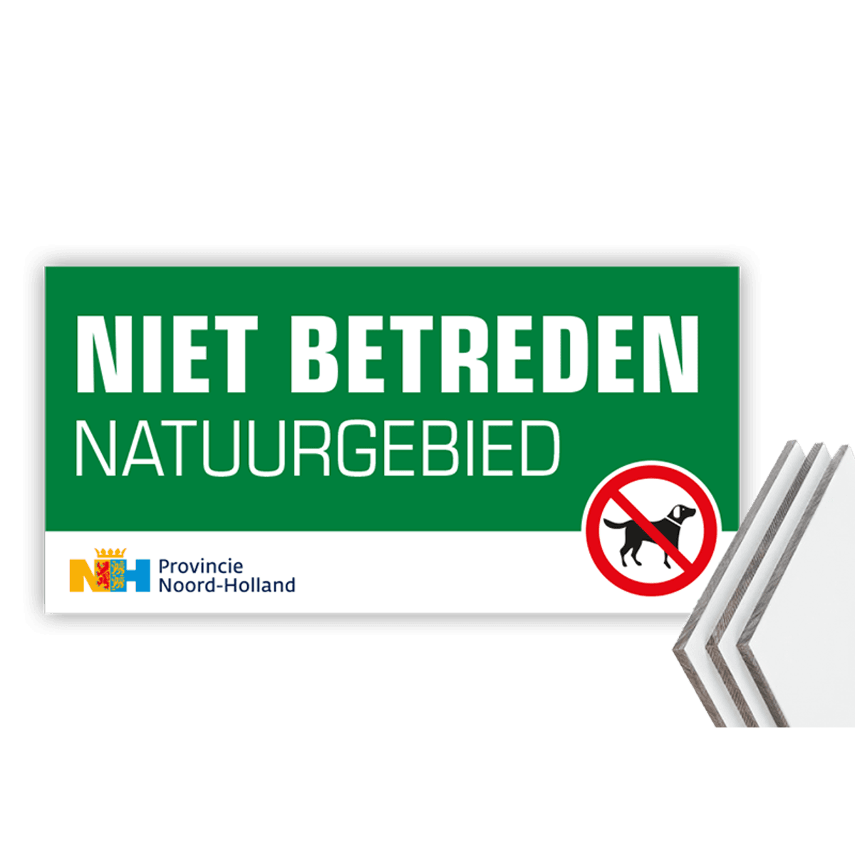 Informatiepaneel volkernplaat 300x150mm kopen? Bestel hier!