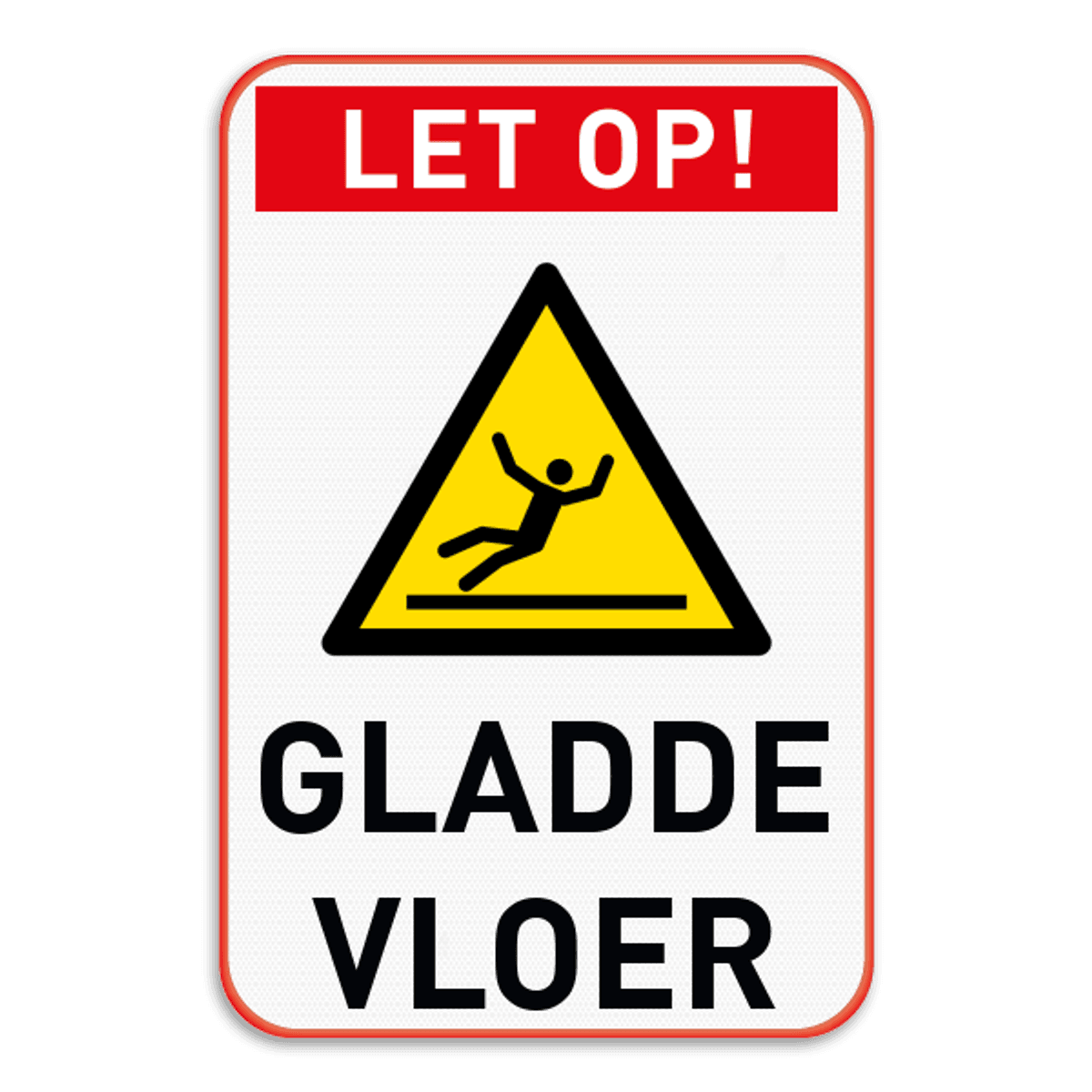 Veiligheidsbord opgepast gladde vloer nodig? Bestel snel online!