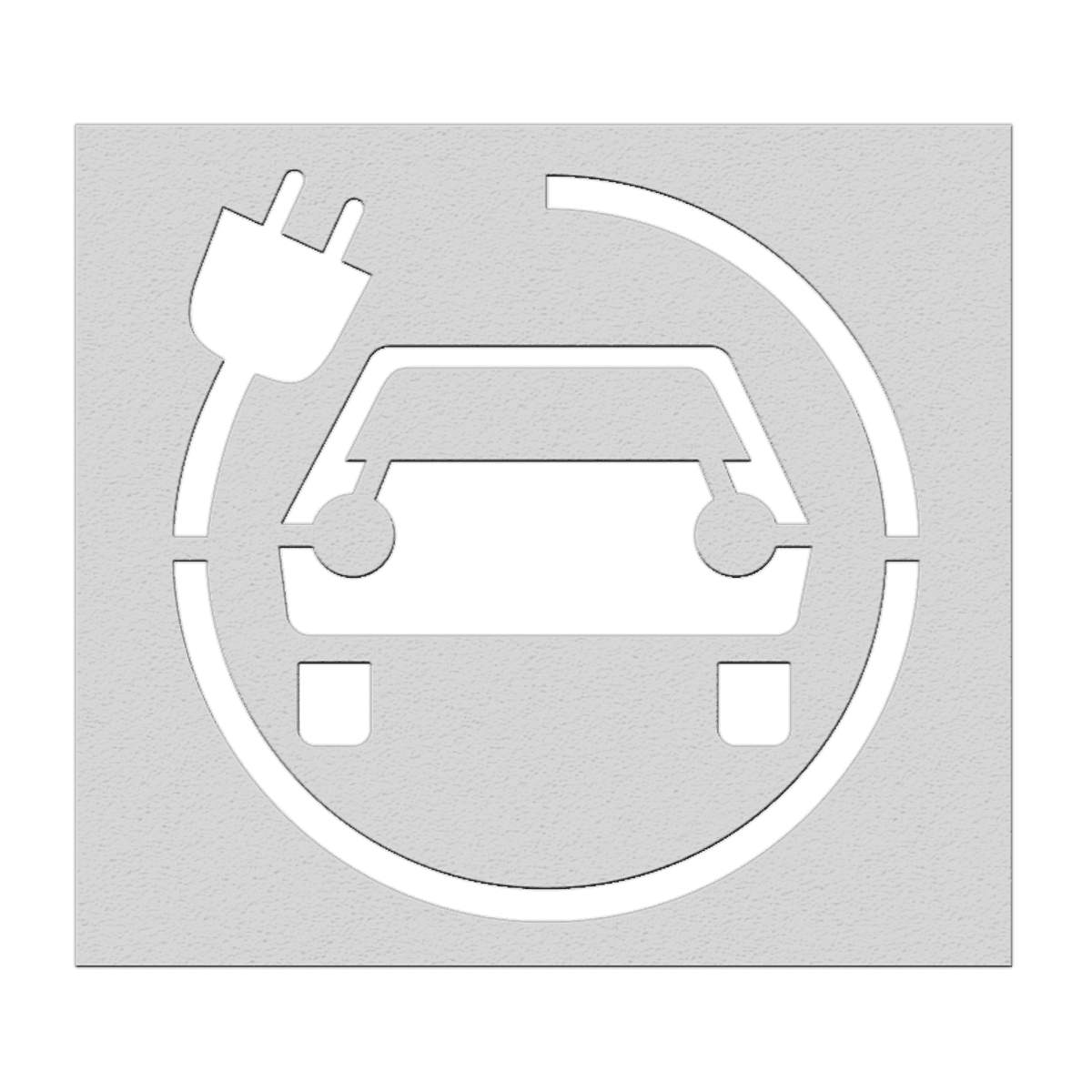 Sjabloon oplaadpunt elektrische auto online kopen | Wegmarkering.nl