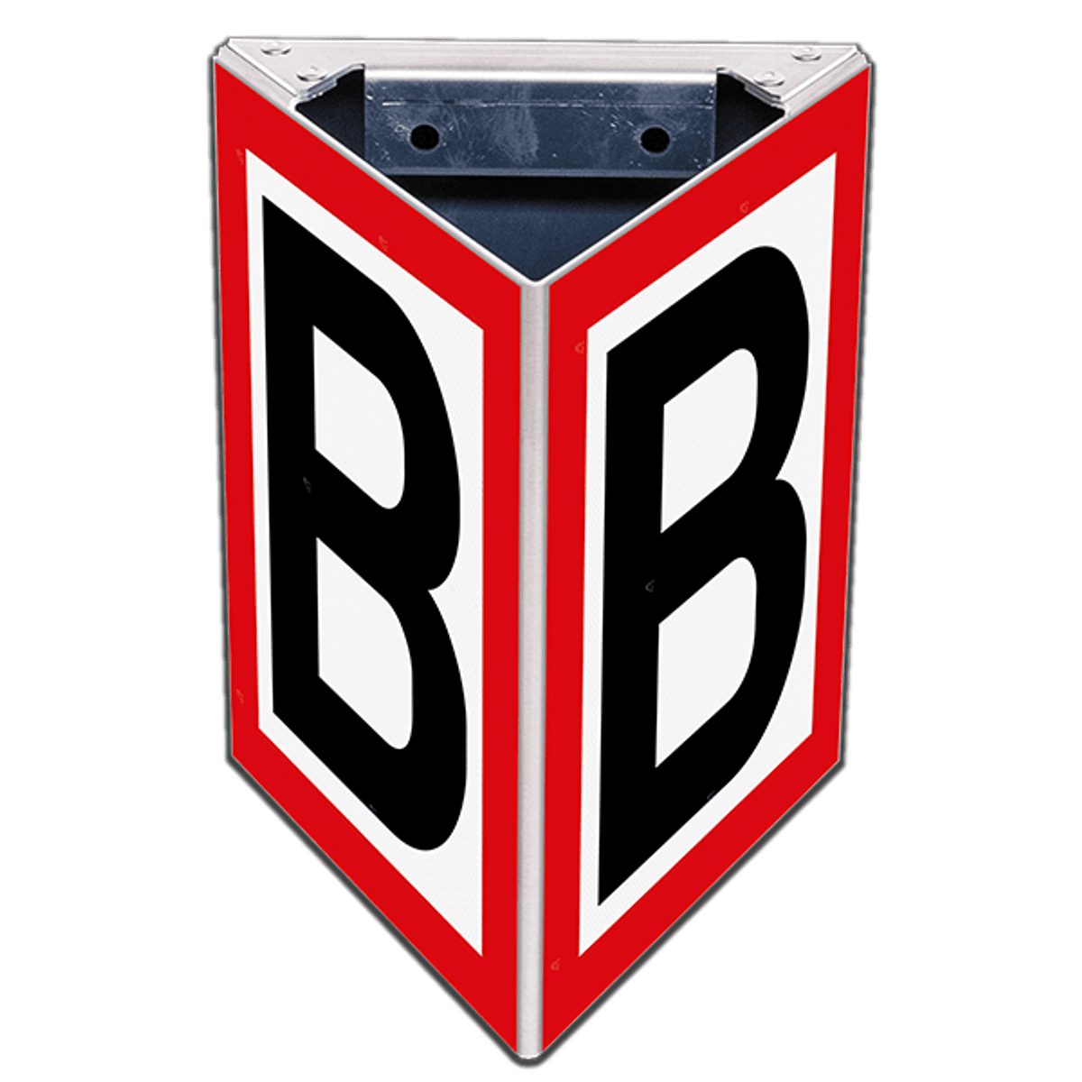 Hydrant bovengronds 3D bord, 3 zijdig bordenset kopen? Bestel hier!