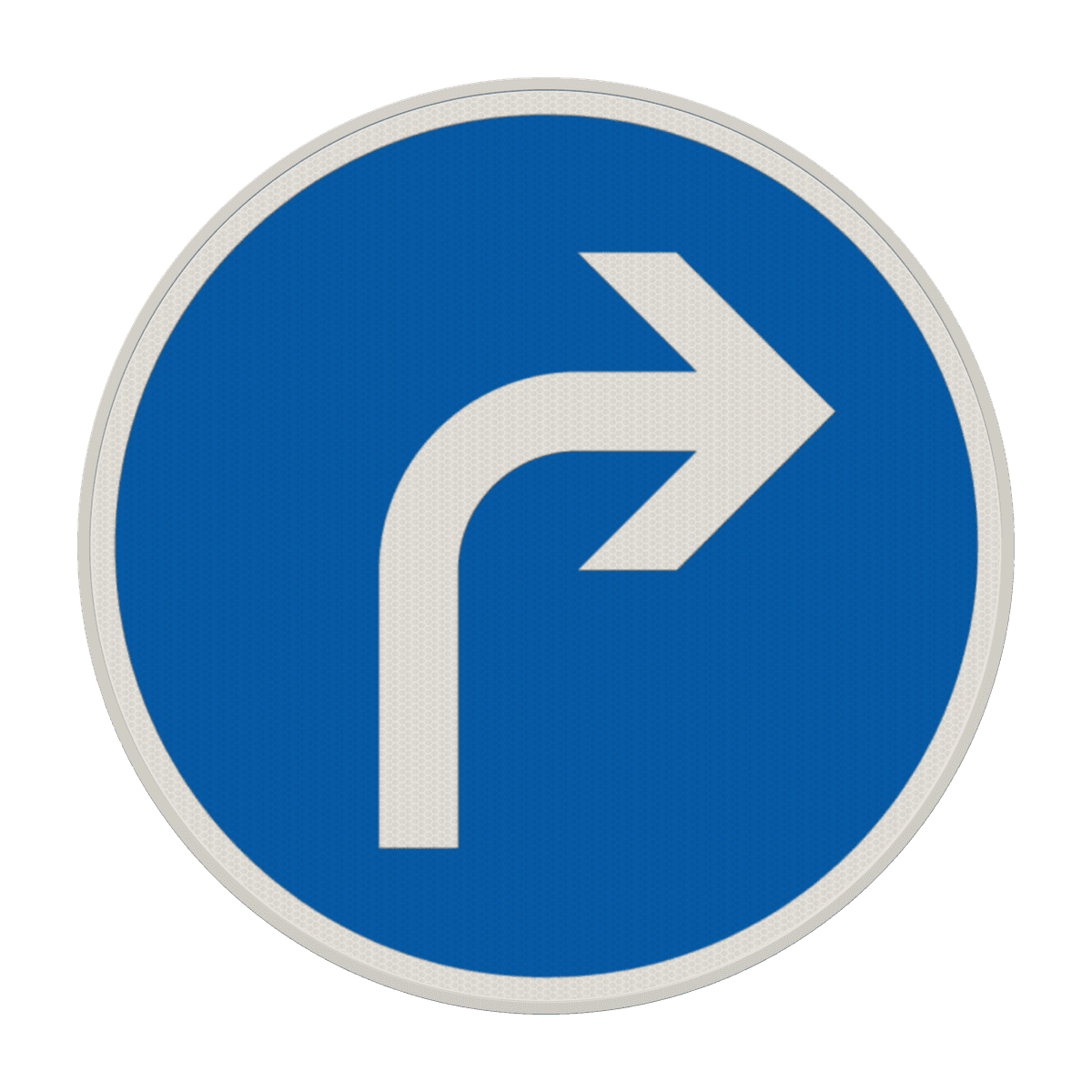 Verkehrszeichen Vorgeschriebene Fahrtrichtung nach rechts kaufen?