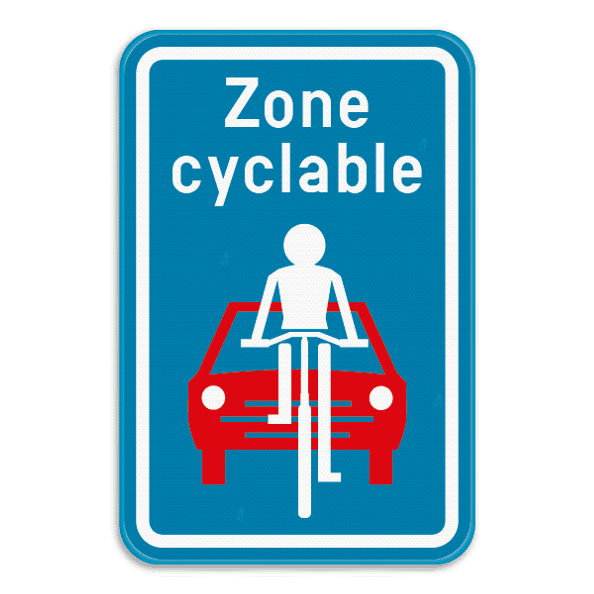 Achetez un panneau routier SB250 F111 Zone cyclable