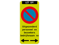 Parkeerverbodsborden niet parkeren & verboden te parkeren | Bestel nu