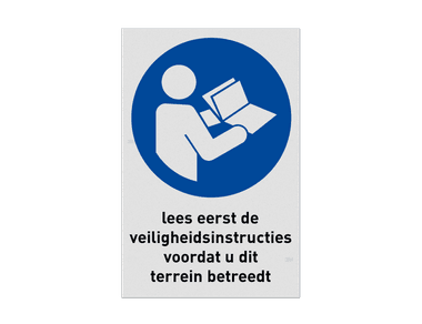 Gebodsborden kopen? Reflecterend | Veiligheidsbord.nl