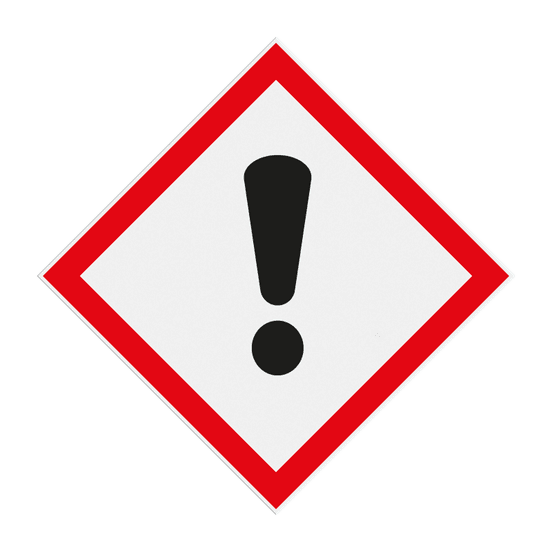 GHS07 - Gevaar schadelijke / irriterende stoffen - Officiële ...