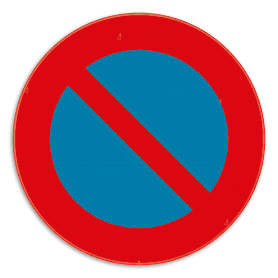 E1 - Parkeerverbod. - Officiële Belgische verkeersborden