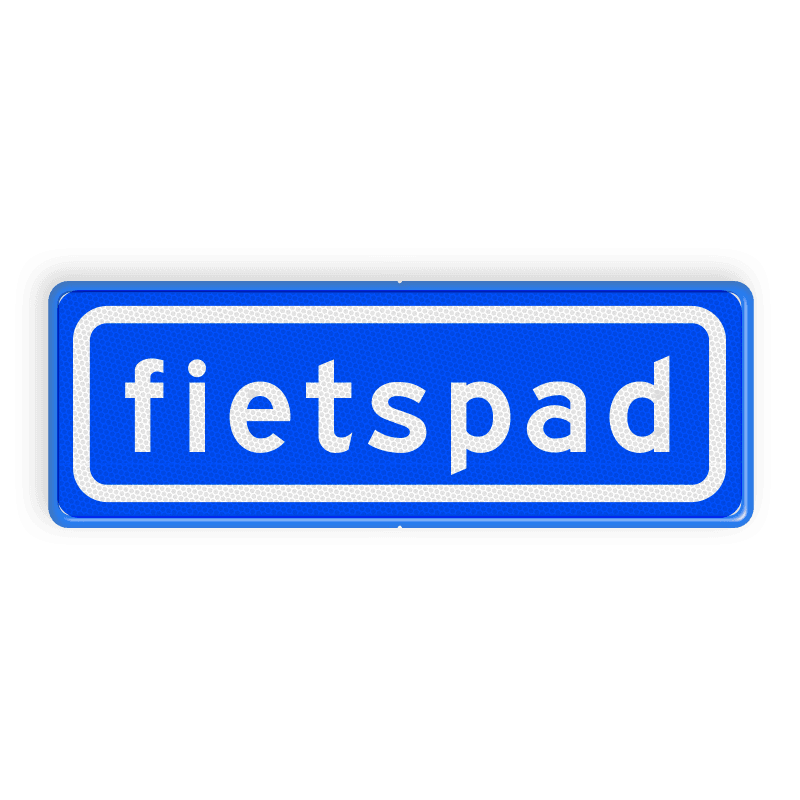Verkeersbord Fietspad - RVV G13 - Reflecterend | Informatiebord.nl