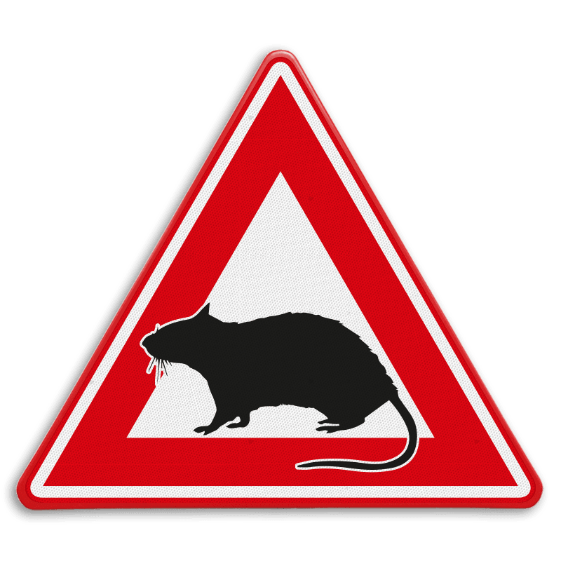 Verkeersbord pas op ratten Kopen? Bestel hier online!