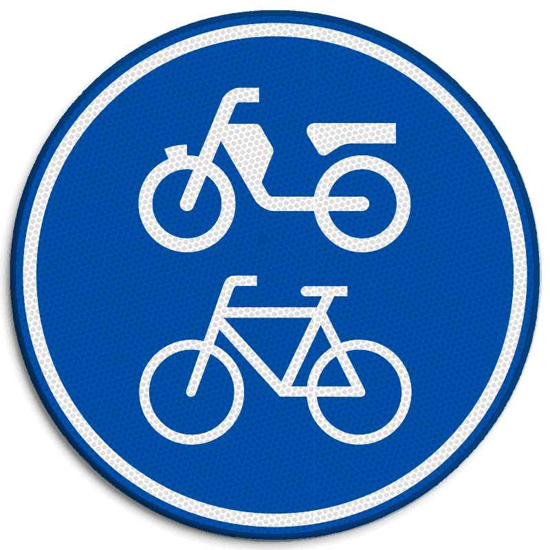 Verkeersbord RVV G12a Verplicht (brom-)fietspad kopen? | Bestel!