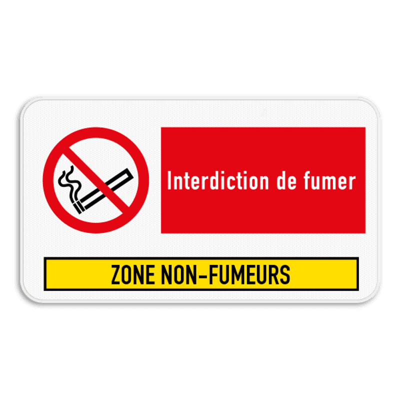 Panneau d'information - interdiction de fumer - Panneaux d'autorisation ...