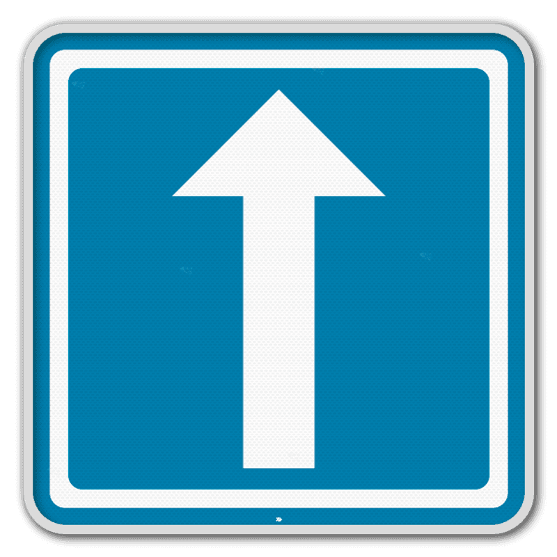 Achetez un panneau routier G2000 F19 Voie publique à sens unique