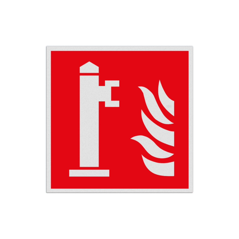Veiligheidspictogram hydrant bord of sticker kopen