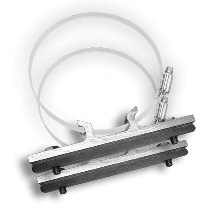 Paalbeugel set verkeersbord voor lantaarnpaal of lichtmast