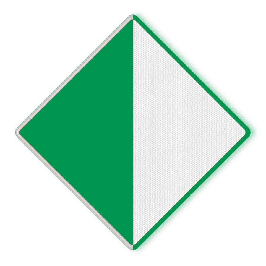 Betekenis Scheepvaartbord D.2a - Aanbeveling binnen de aangegeven ...