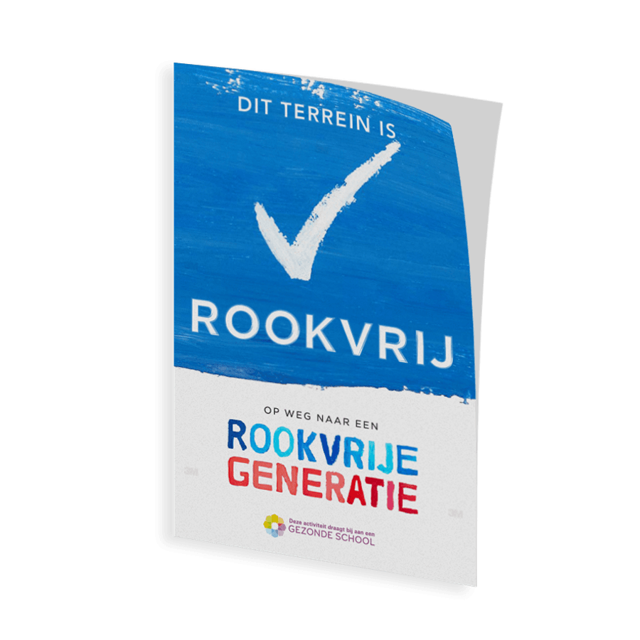 Reflecterende Sticker ROOKVRIJ TERREIN voor school kopen? Bestel!