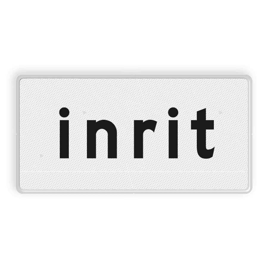 Verkeersbord terrein inrit Kopen? | Bestel nu! | Informatiebord.nl