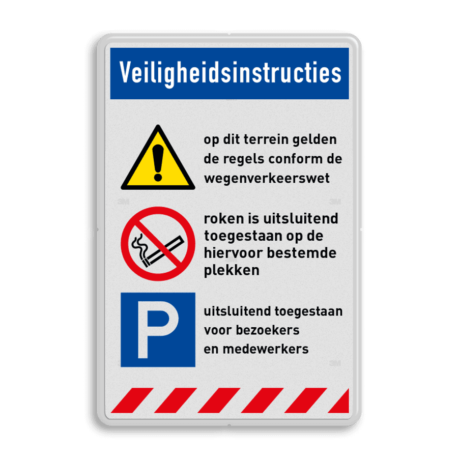 Veiligheidsbord veiligheidsinstructies kopen? Personaliseer zelf