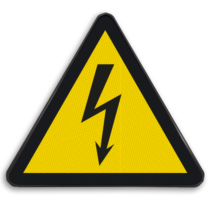Waarschuwingsbord of sticker Gevaar voor elektrische spanning kopen?