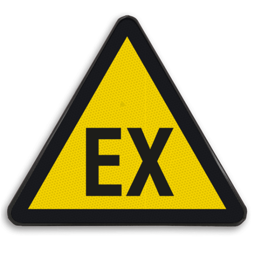 Veiligheidsbord W000 - Gevaar voor explosieve stoffen - Officiële ...