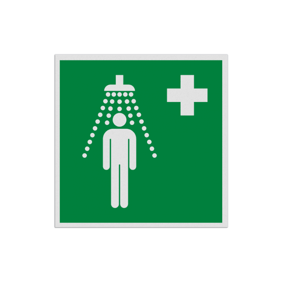 Veiligheidspictogram nooddouche bord of sticker kopen