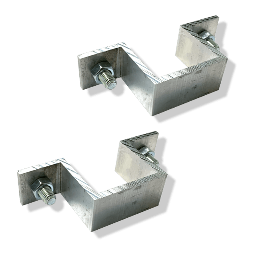 Kit de supports de fixation en alu (2 pièces) 40x40mm - Supports SB250 ...