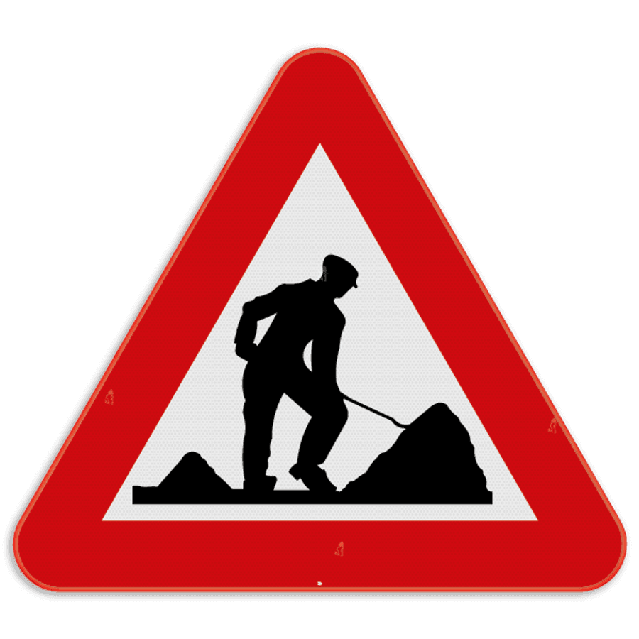 Panneau de signalisation A31 - Travaux - Panneaux officiels de ...