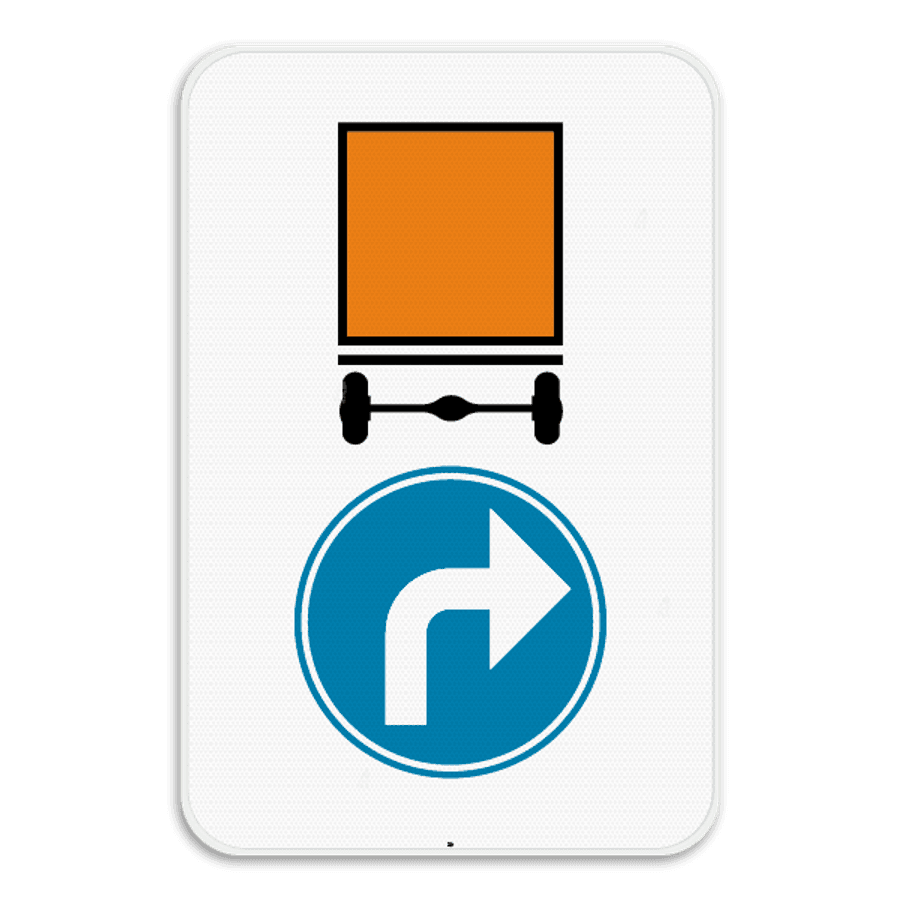 Verkeersbord D4 rechts gevaarlijke goederen Kopen? Bestel online!