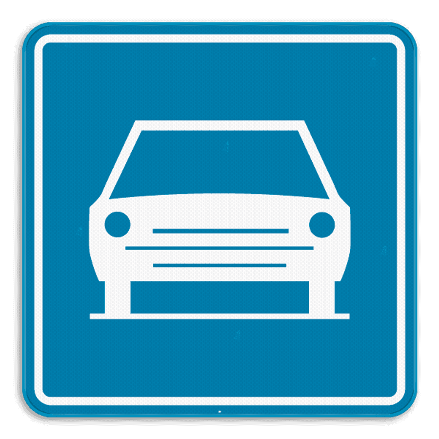 Betekenis Verkeersbord F9 - Autoweg. | Verkeersbord.be