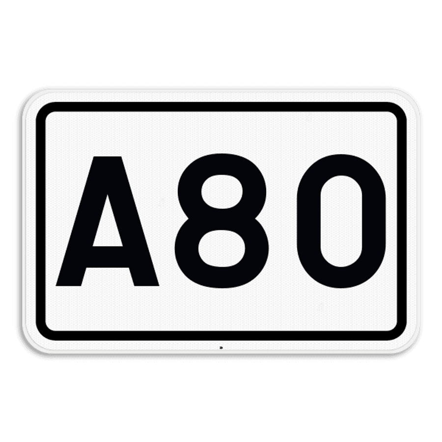 Signification Panneau de signalisation F23b - Numéro d’une autoroute