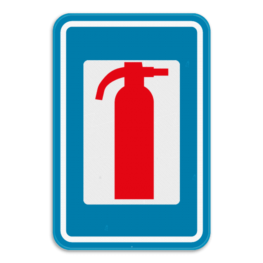 Signification Panneau de signalisation F56 - Extincteur