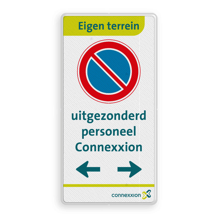 Eigen terrein bord - In eigen huisstijl! Nu op informatiebord.nl