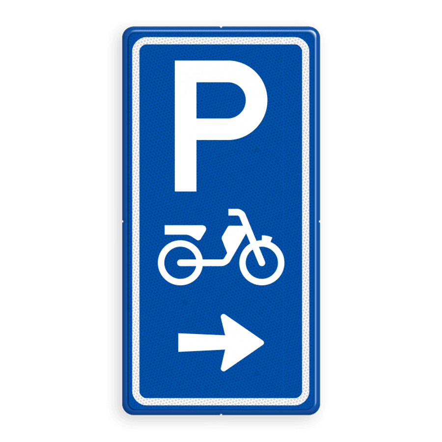 Routebord parkeren bromfietsen Kopen? Bestel nu! | Informatiebord.nl