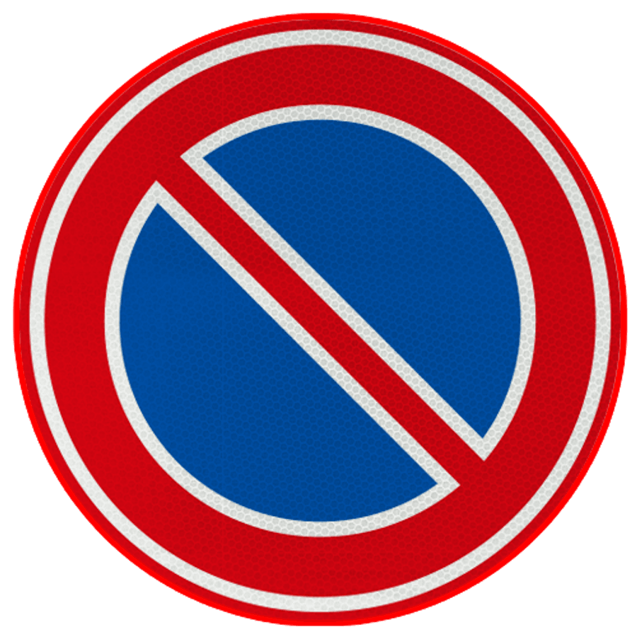 Betekenis Verkeersteken E01 - Parkeerverbod | Informatiebord.nl