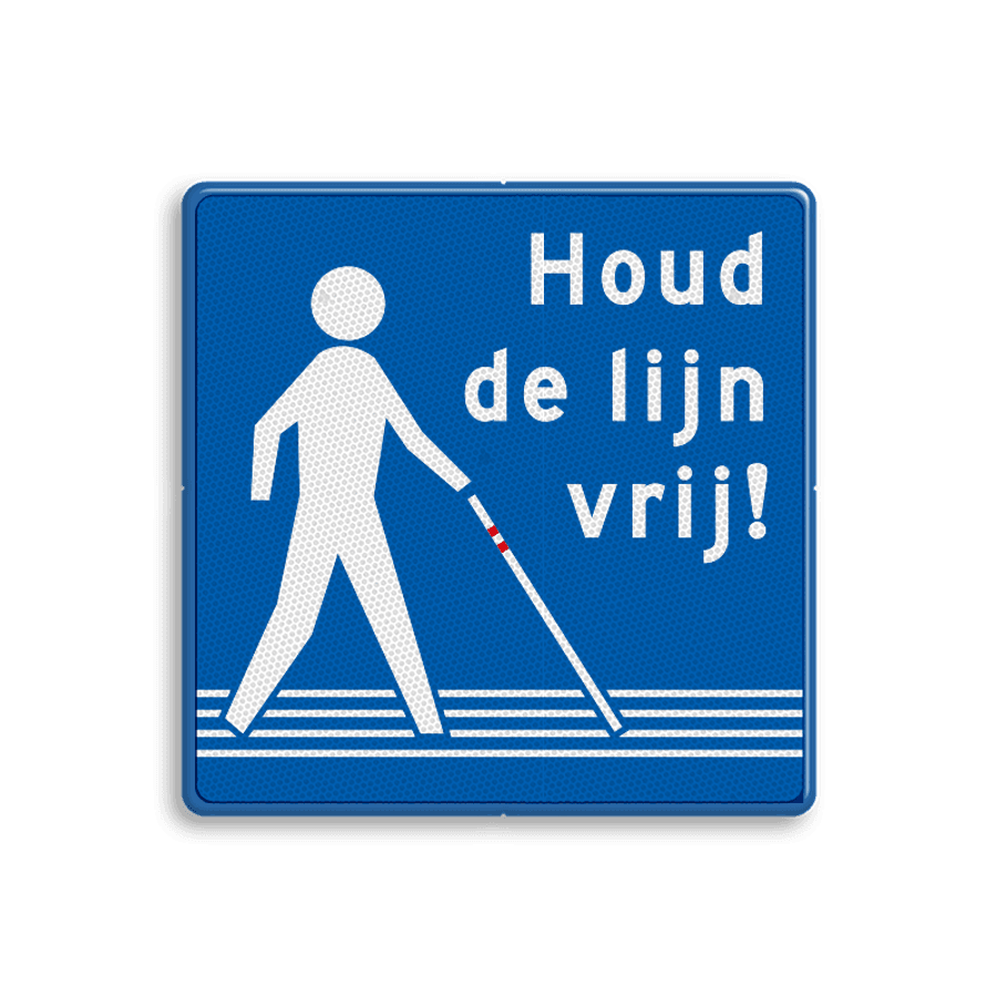 Bord waarschuwing Houd de lijn vrij kopen? Bestel hier!