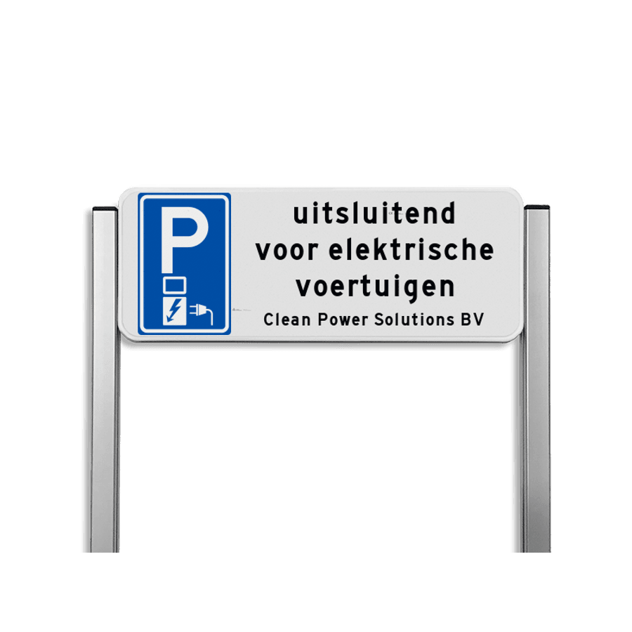 Parkeerbord elektrische auto kopen? Reflecterend parkeerplaatsbord