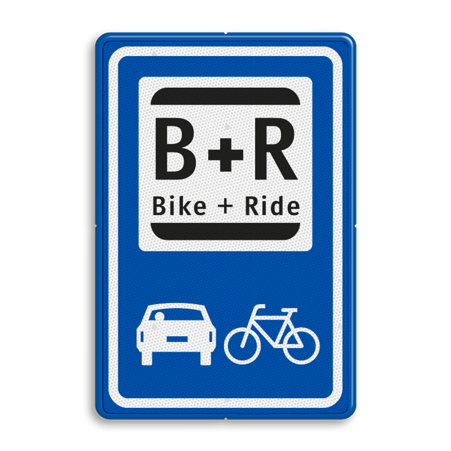 Bike + Ride bord kopen? Verkeersbord K+R | Bestel hier!