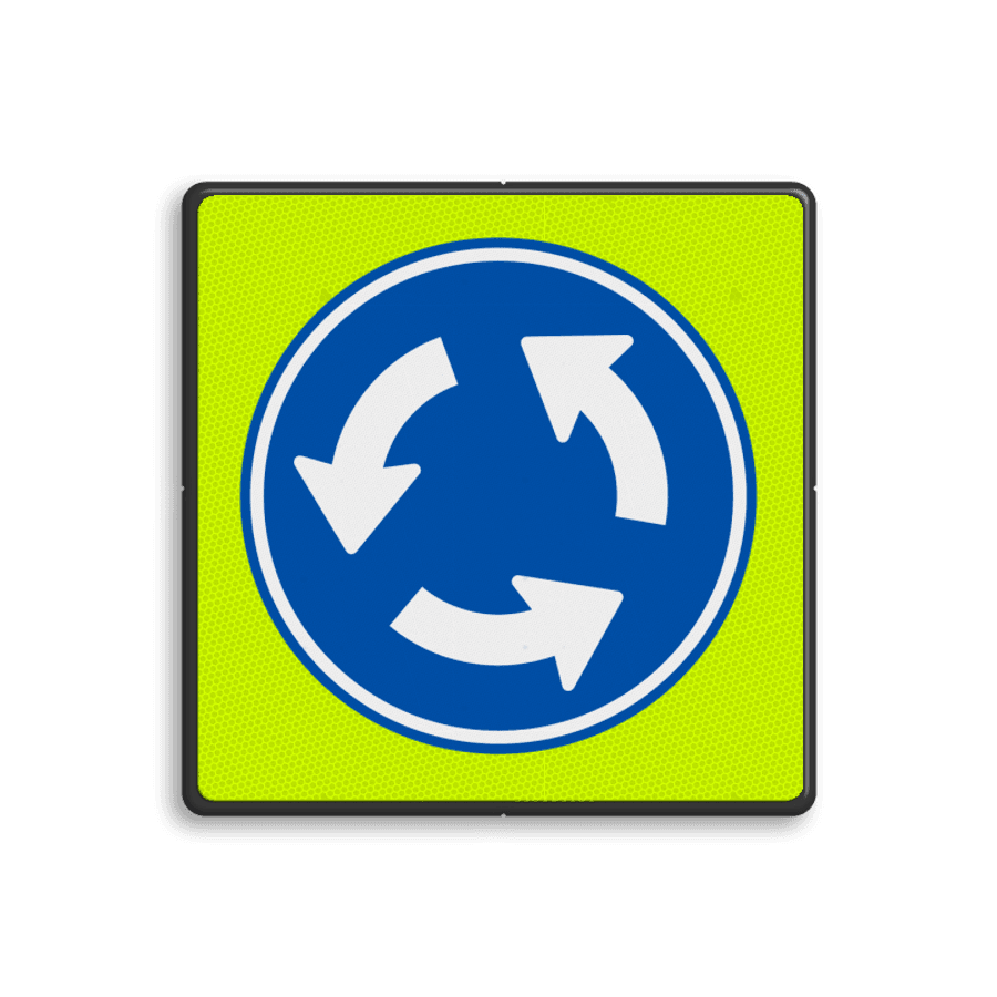 Betekenis Verkeersteken D01f - Rotonde | Informatiebord.nl