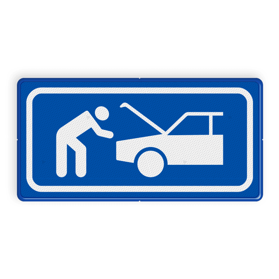 Verkeersbord Vluchthaven of pechstrook BB06 Kopen? Bestel hier!