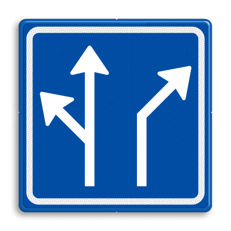 Verkeersbord L04 voorsorteren aanduiding Kopen? Bestel hier!