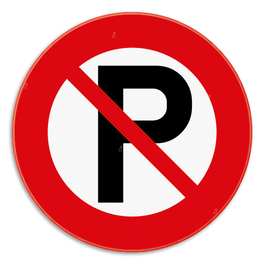 informatiebord - Parkeren verboden - Parkeerborden verbod ...