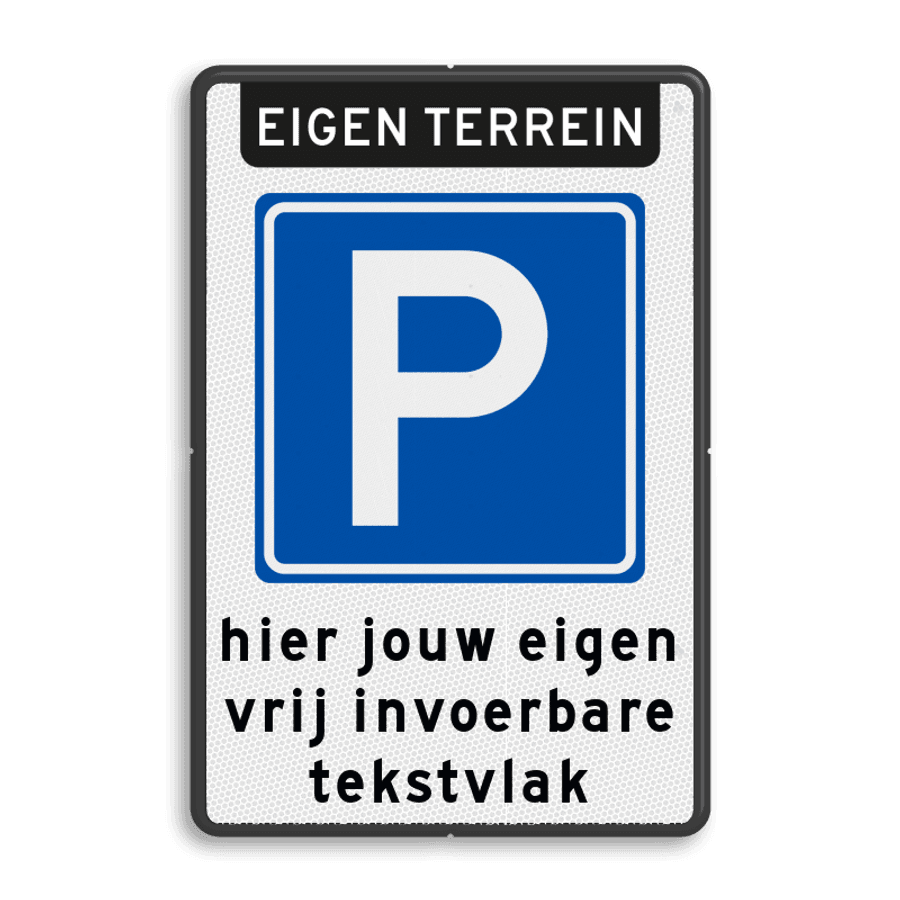 Betekenis Verkeersteken BT08 - Parkeren voor eigen terrein