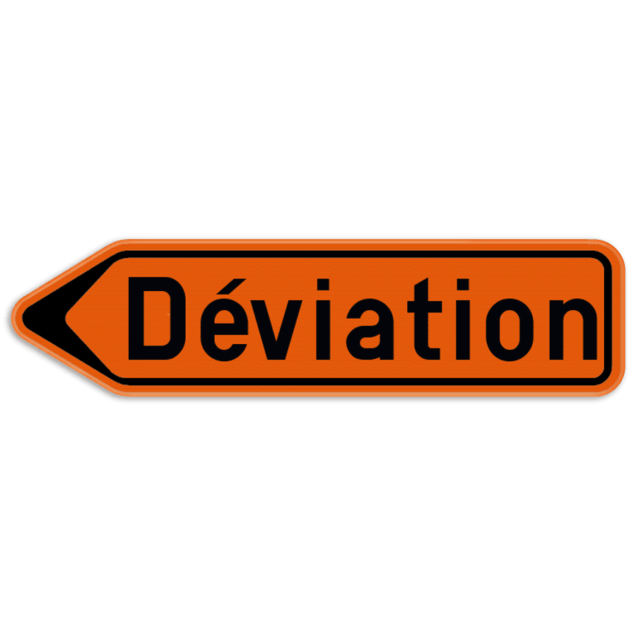 Un panneau routier SB250 F41 Itinéraire de déviation ? Achetez ici