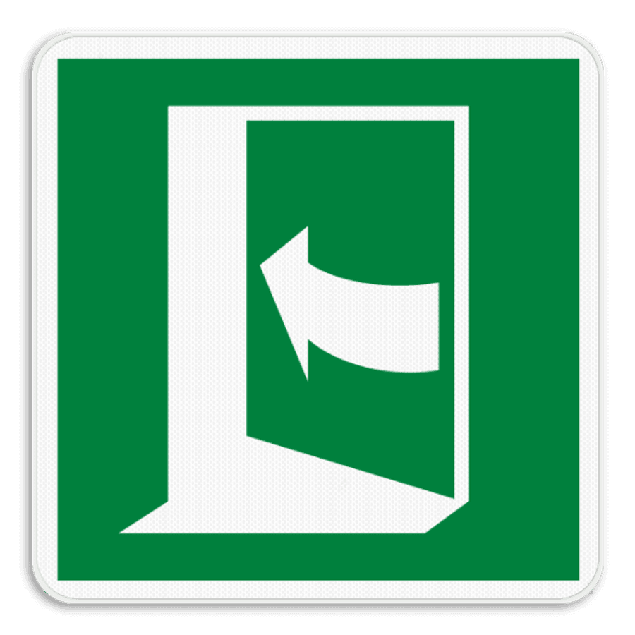 Vluchtroute bord E022 kopen? Reflecterend & Duurzaam