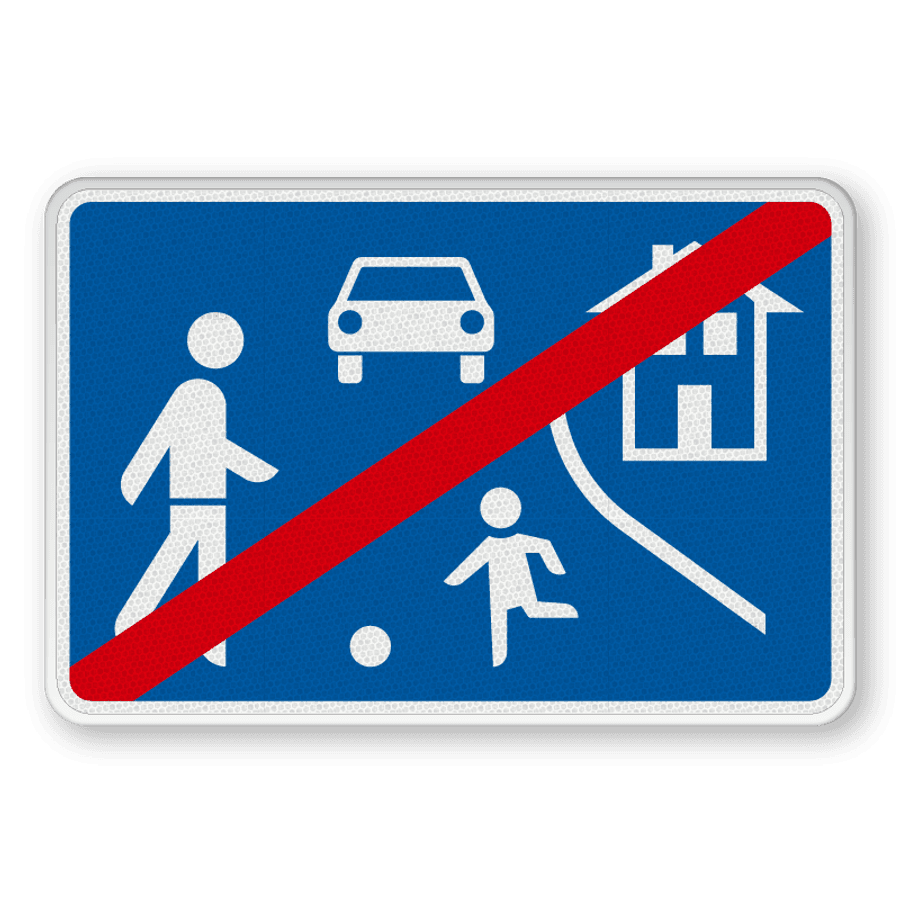 Ende Eines Verkehrsberuhigten Bereichs