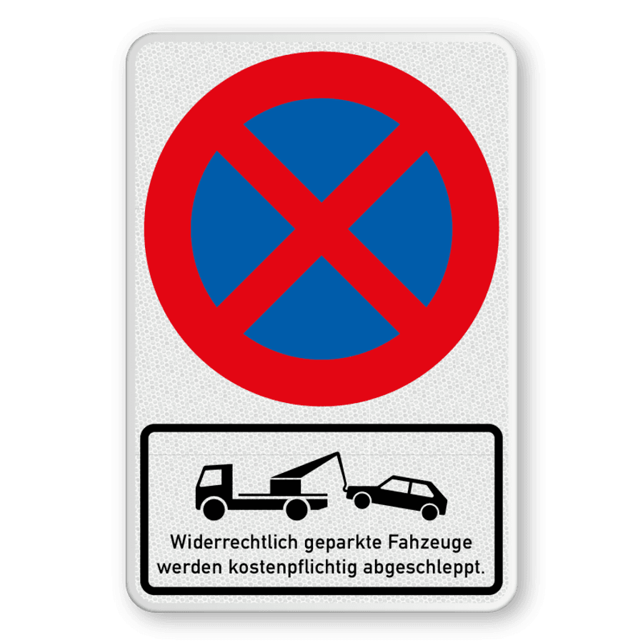 Parkverbotsschild Absolutes Haltverbot und Abschleppwagen kaufen?