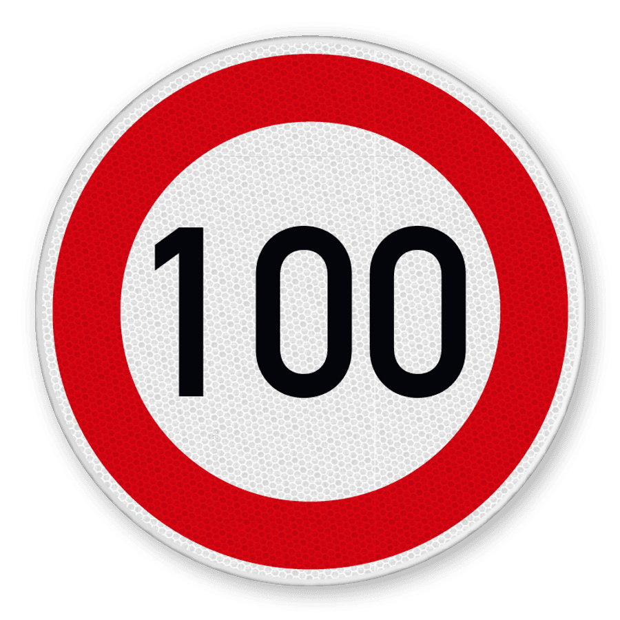 Verkehrsschild Zul ssige H chstgeschwindigkeit 100 Km h Kaufen Verkehrsschild Zul ssige H chstgeschwindigkeit 100 Km h Kaufen