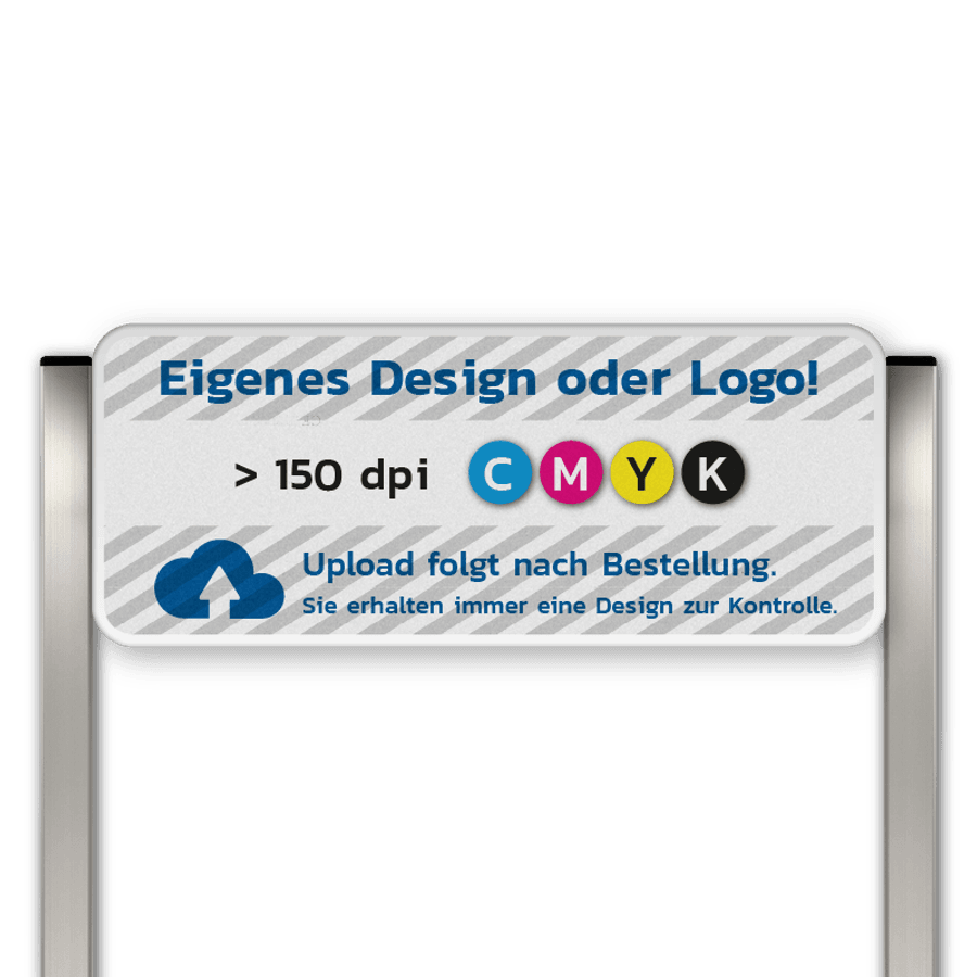 Firmenschild für Außen mit eigenem Design kaufen? | Hier bestellen!