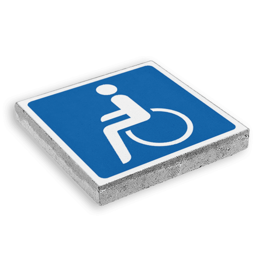 Symbolplatten aus Beton mit Piktogramm Schwerbehinderte hier kaufen?